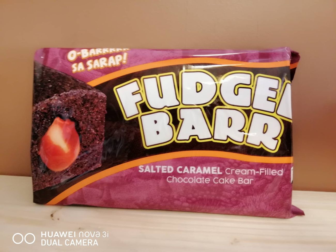 Fudgee Bar Salted Caramel Flavor 10x39g. - Gesil Sari-sari Store